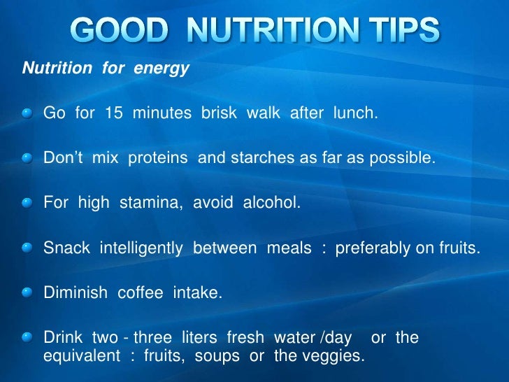 Good Nutrition Tips good-nutrition-tips