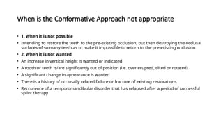 Good occlusal practice in advanced restorative dentistry.pptx