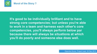 Good Old Lession in Teamwork | PPT