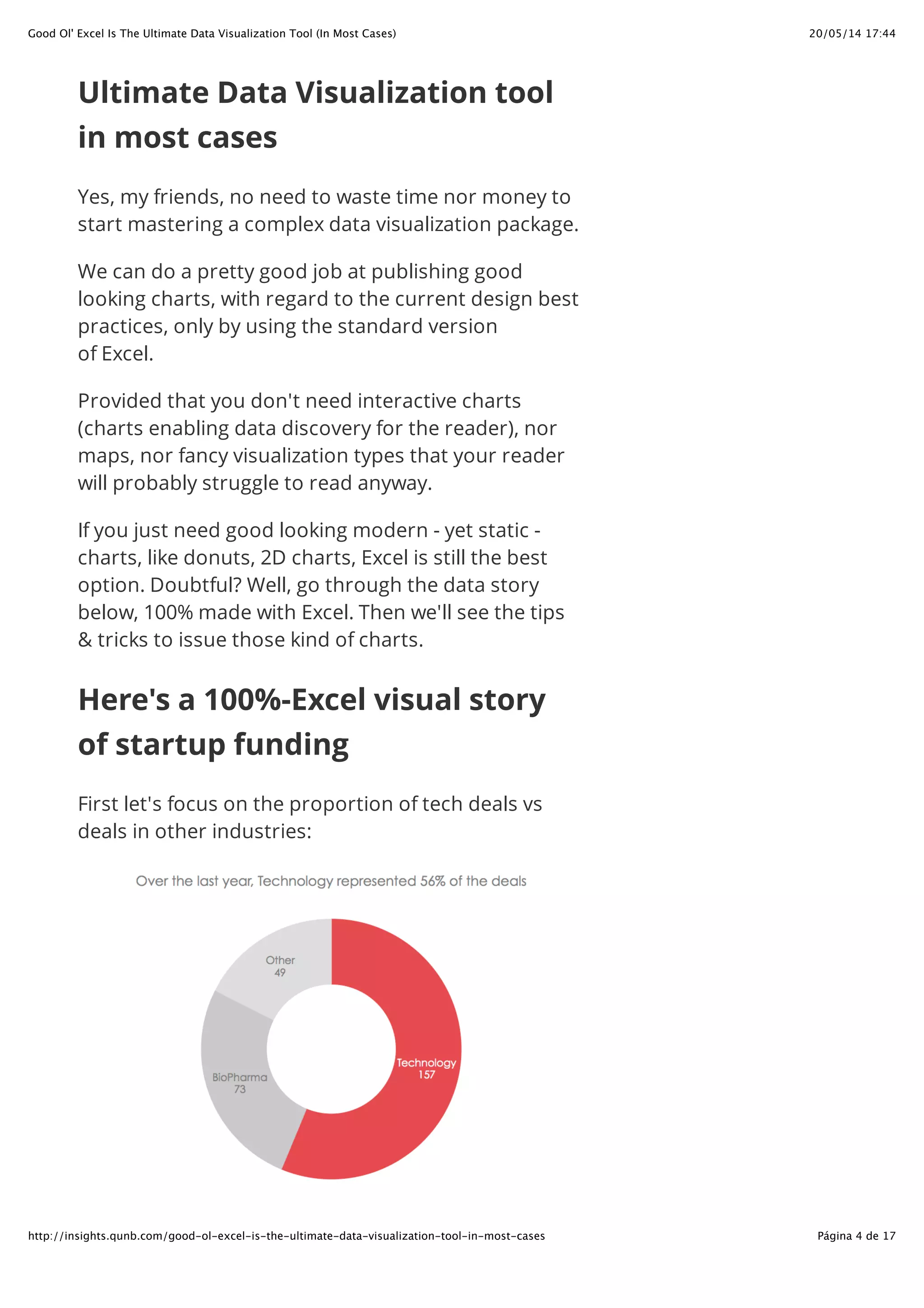 Good ol' excel is the ultimate data visualization tool (in most cases ...