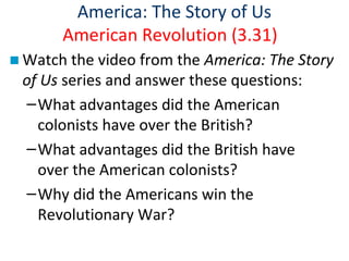 The American Revolution | PPT