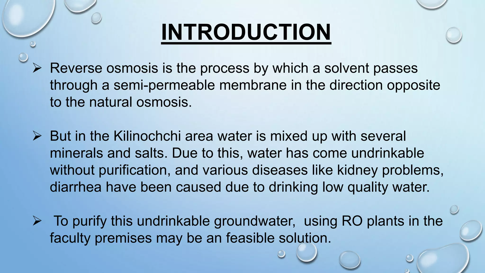 Revers Osmosis Systems - Good or Bad | PPTX