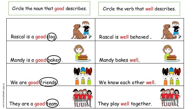 Teaching Kids How to Use #Good and #Well | PDF