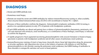 Good pasteur syndrome | PPTX | Blood Disorders | Diseases and Conditions