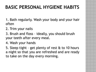 GOOD PERSONAL HYGIENE about health powerpoint.pptx