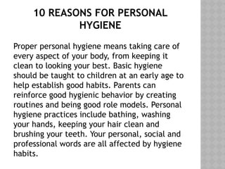 GOOD PERSONAL HYGIENE about health powerpoint.pptx