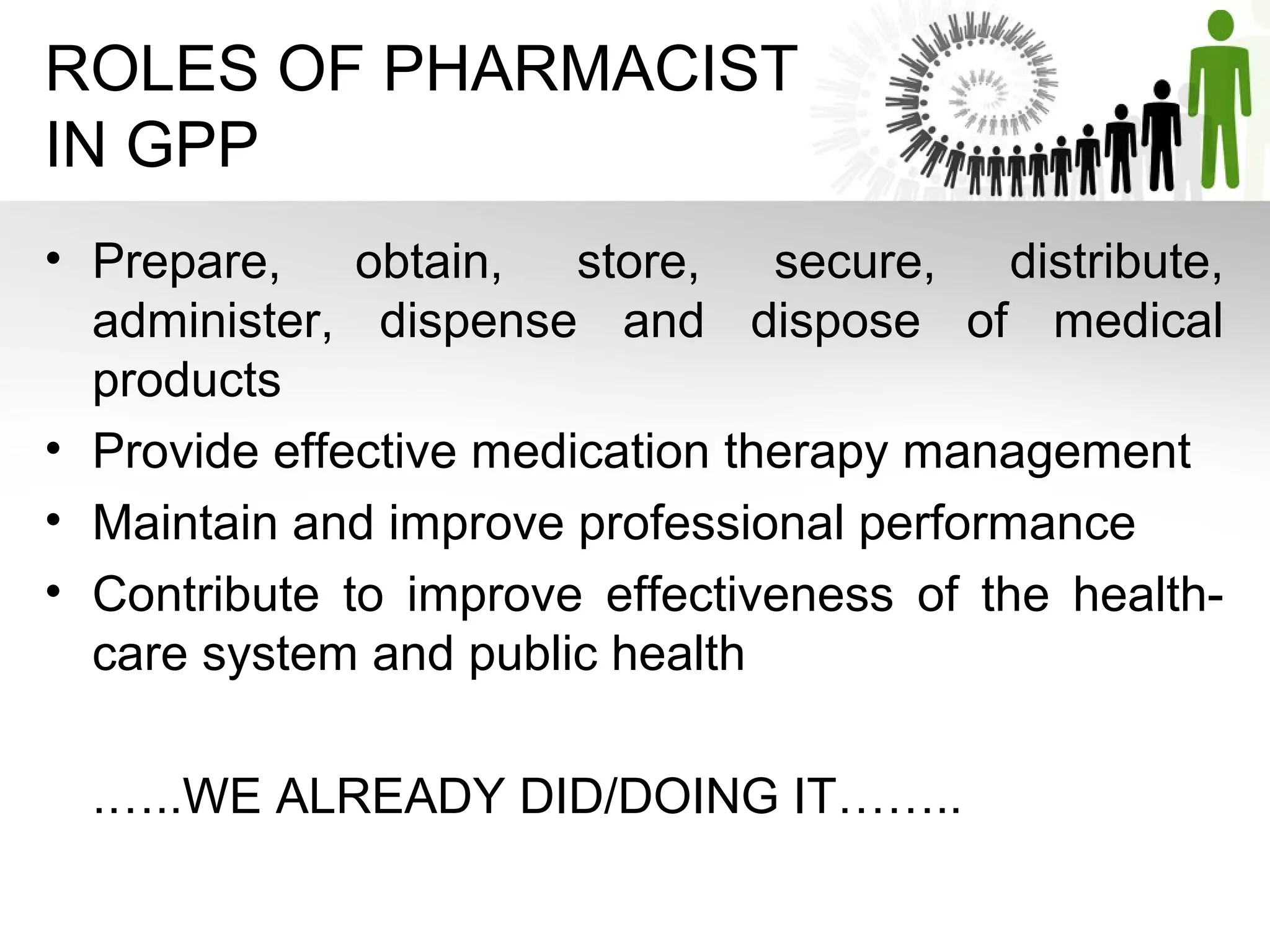 Good pharmacy practice | PPT