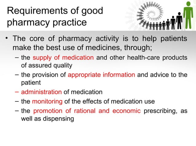 Good pharmacy practice | PPT | Pharmaceutical Industry | Industries