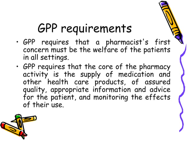 Good Pharmacy Practice.ppt | Pharmaceutical Industry | Industries