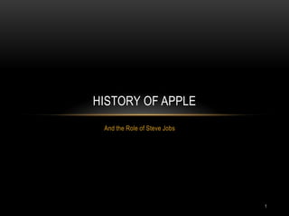 History of Apple | PPTX