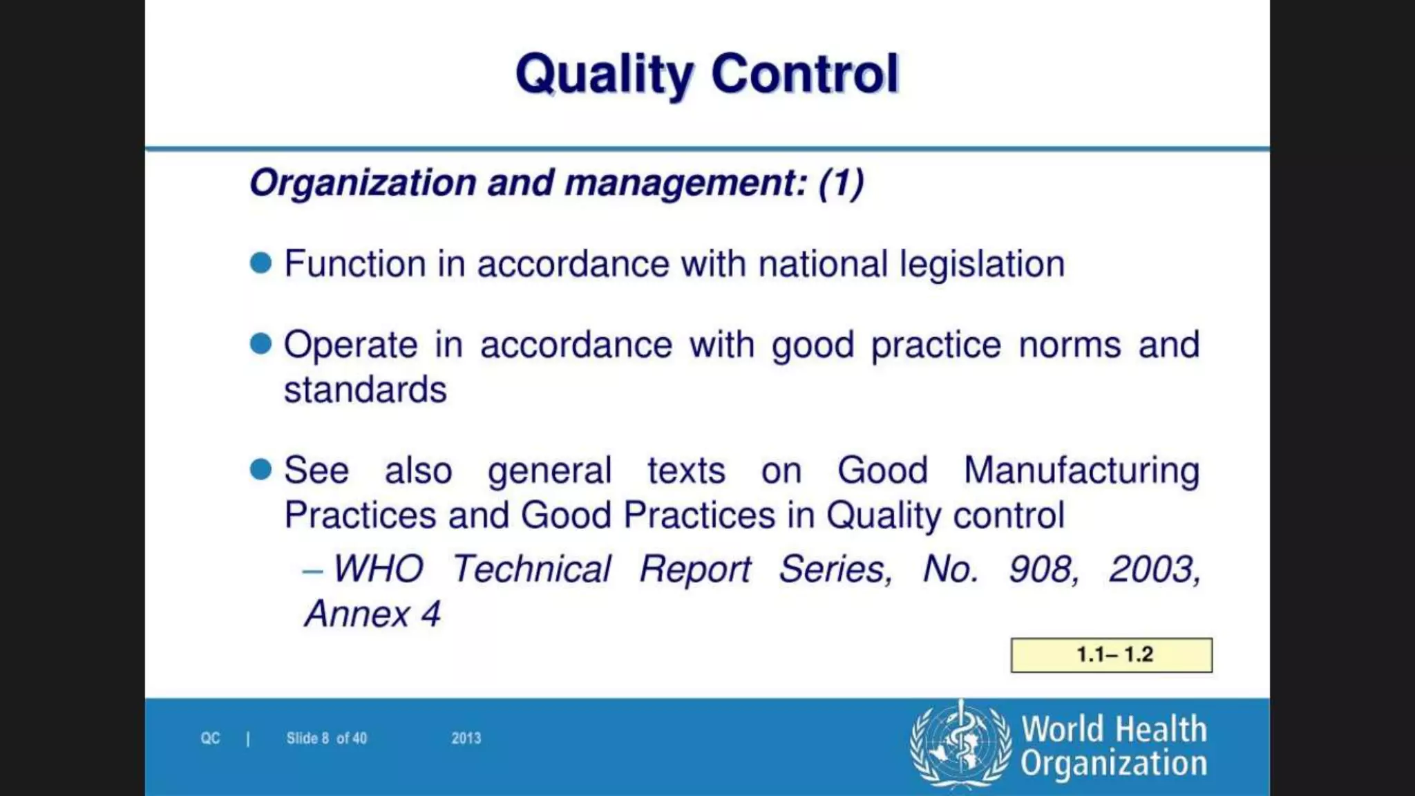 Good Practices for Pharmaceutical Quality Control Laboratories ...