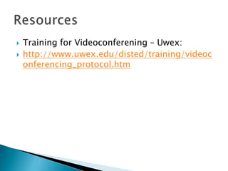 Good Practices For Web Conferencing | PPTX