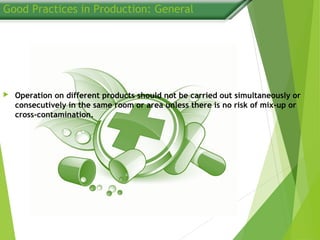 Good practices in production | PPT