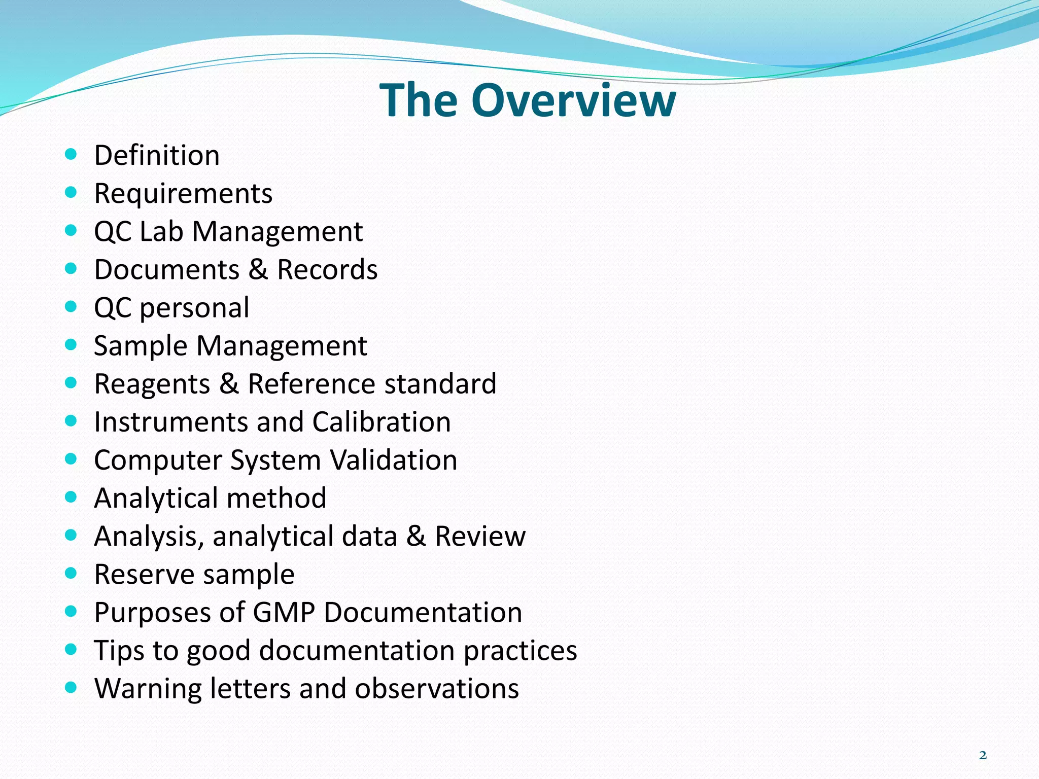 Good Practices in QC Lab in Pharma industries | PPTX