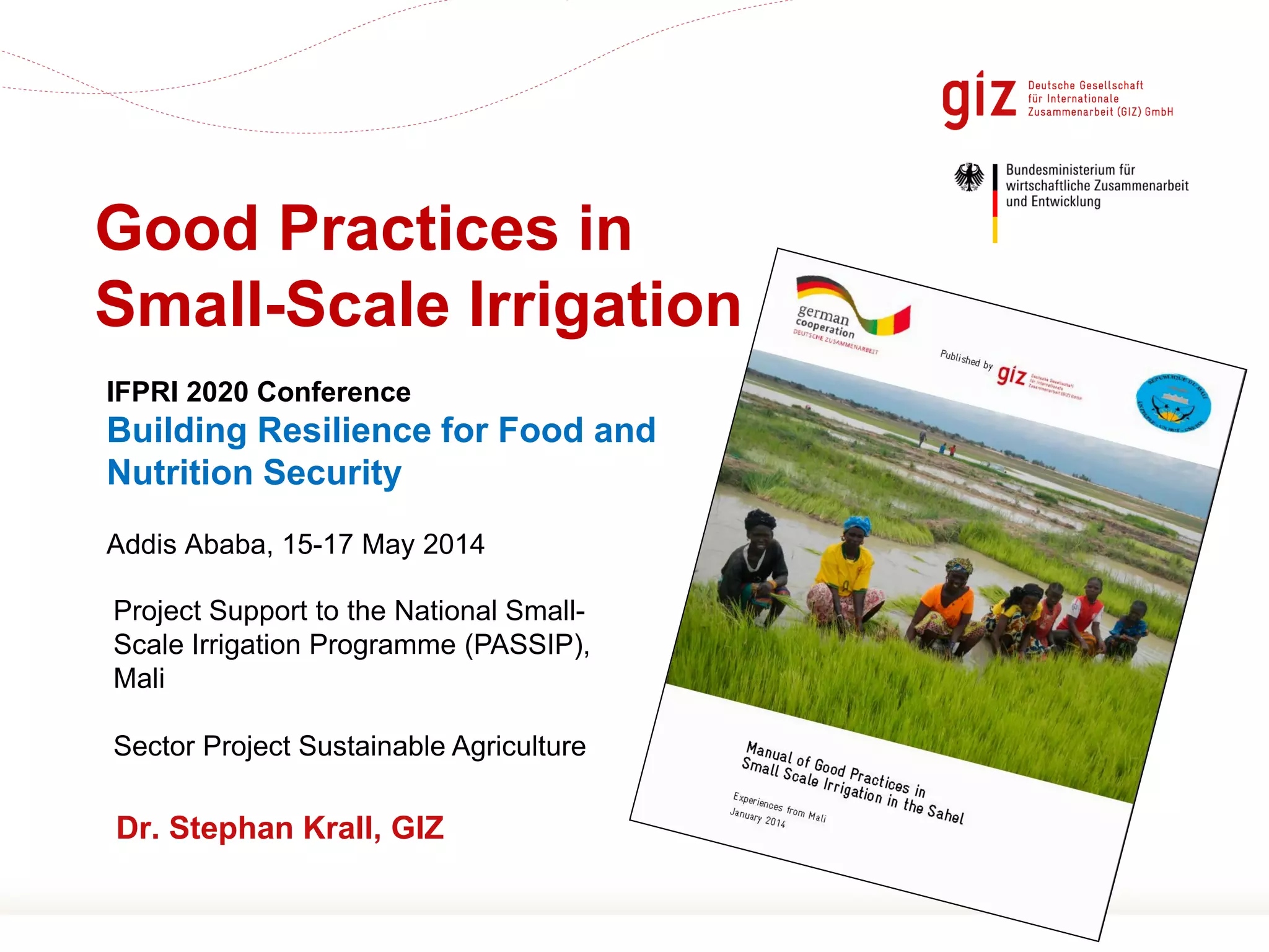 Good practices in small scale irrigation | PDF