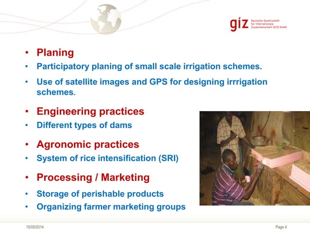 Good practices in small scale irrigation | PDF