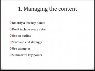 Good presentation skills | PPTX