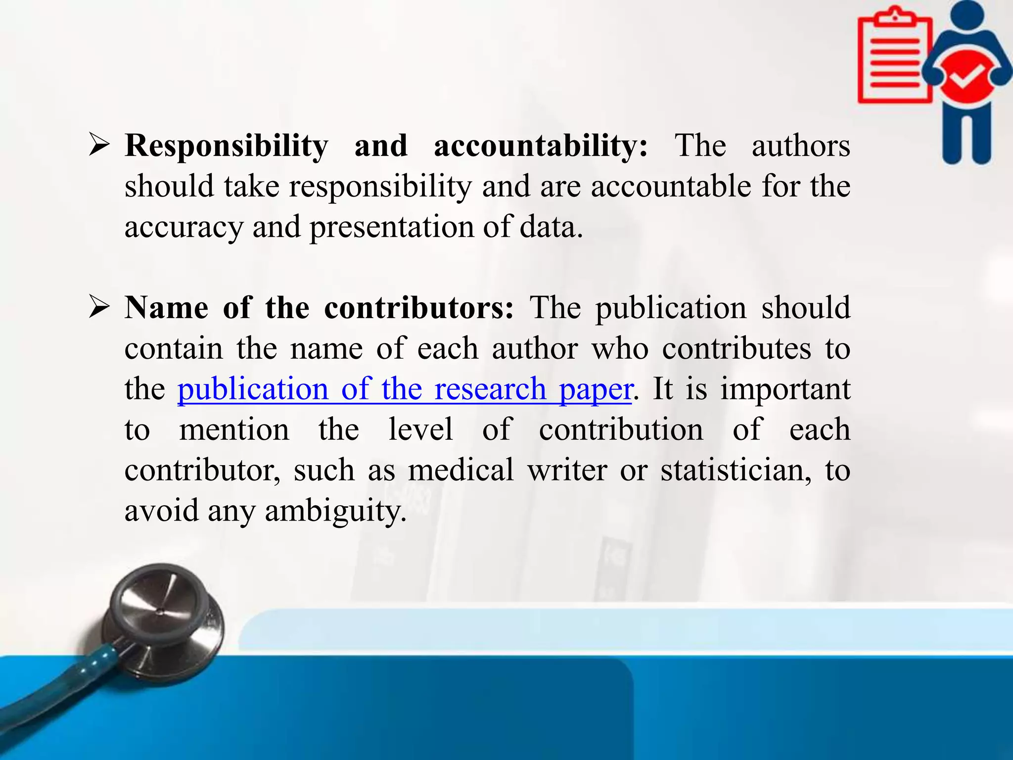 Good Publication Practice Guidelines | PPTX