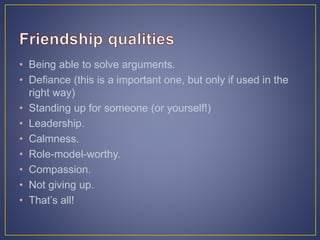 Good Qualities | PPTX