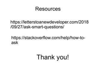 How To Ask A Good Question | PPT | Computing | Technology & Computing