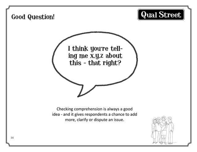 Good question! | PPT
