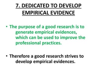 A GOOD RESEARCH | PPTX