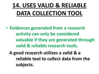 A GOOD RESEARCH | PPTX | Science