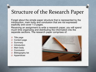 Good research paper topics | PPTX