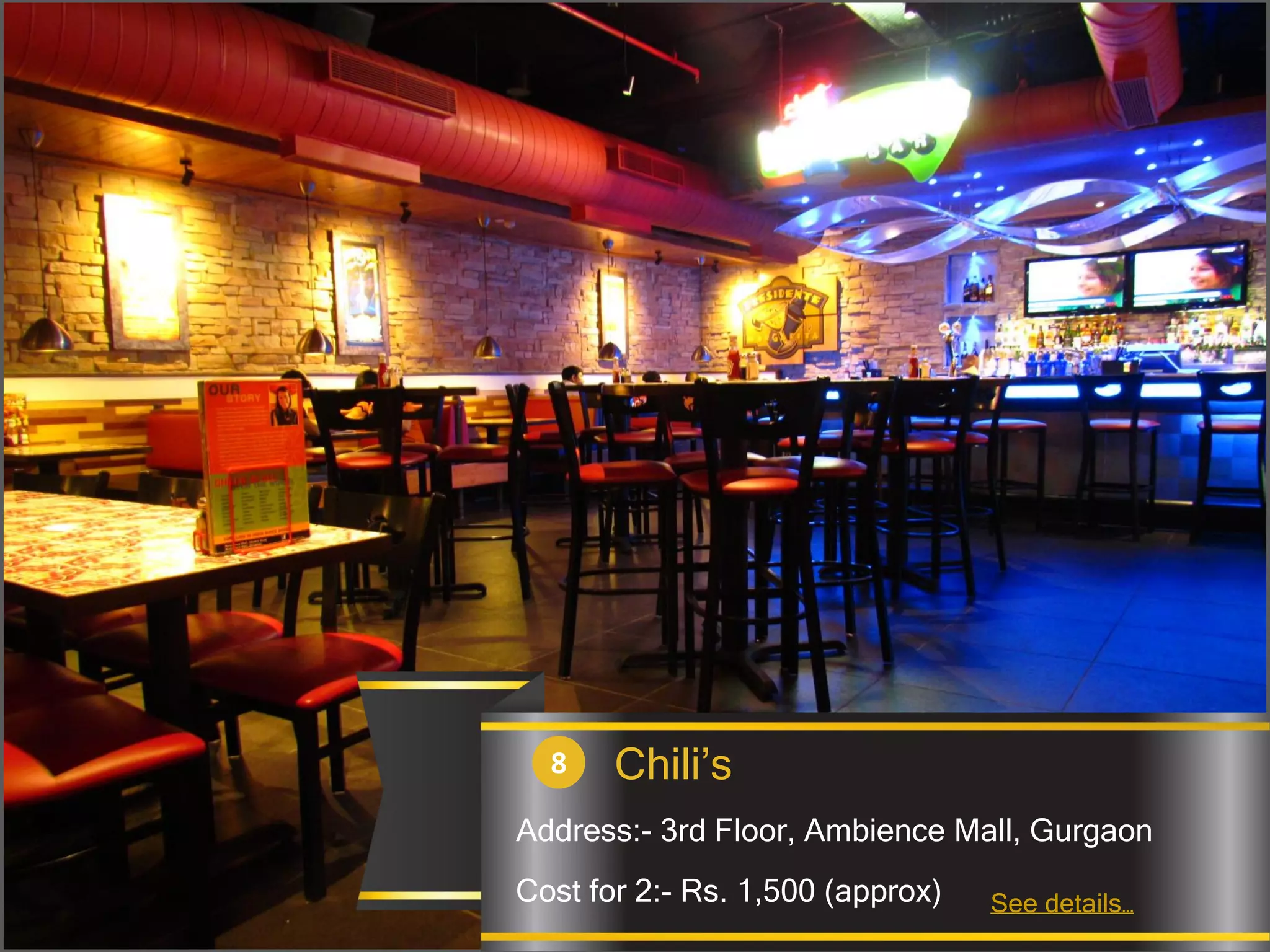 Good Restaurants in Gurgaon | PDF