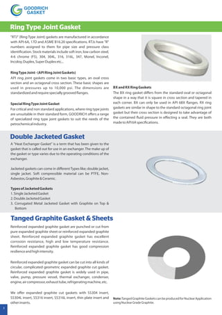 INDUSTRIAL GASKETS By Goodrich Gasket Private Limited | PDF