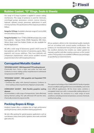 INDUSTRIAL GASKETS By Goodrich Gasket Private Limited | PDF
