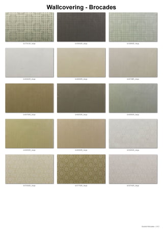 Goodrich wallcovering brocades | PDF