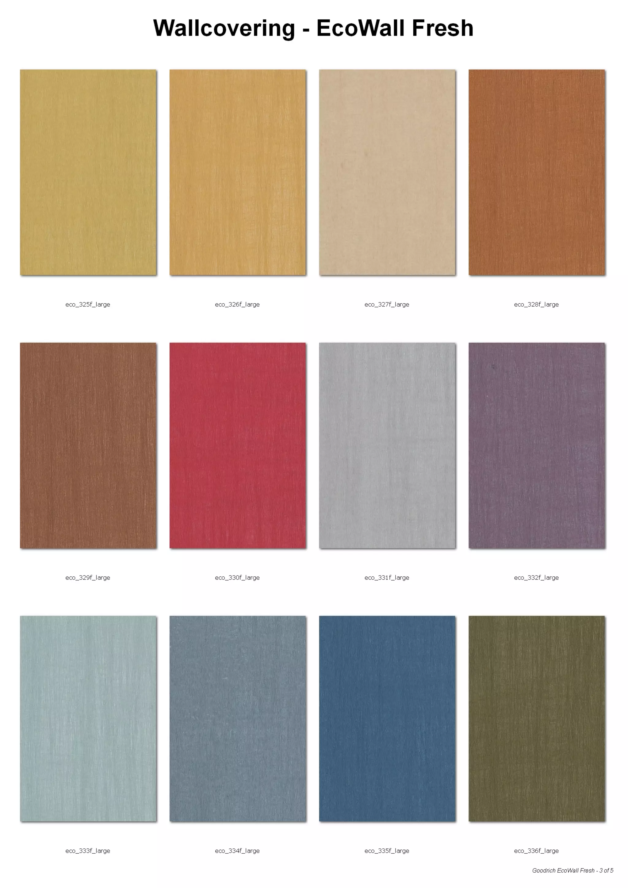 Goodrich wallcovering eco wall fresh | PDF