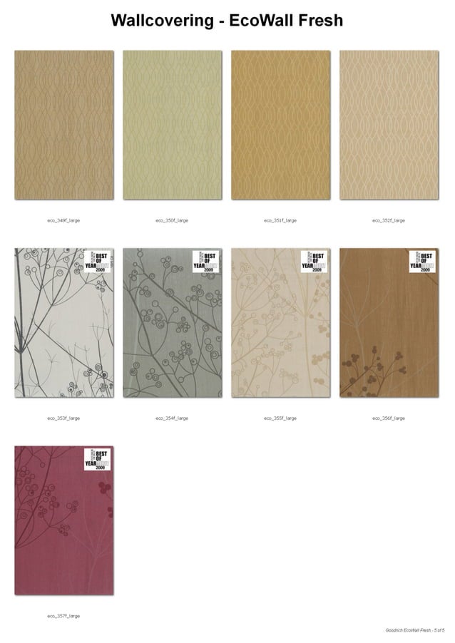 Goodrich wallcovering eco wall fresh | PDF
