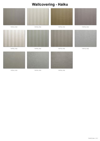Goodrich wallcovering haiku | PDF