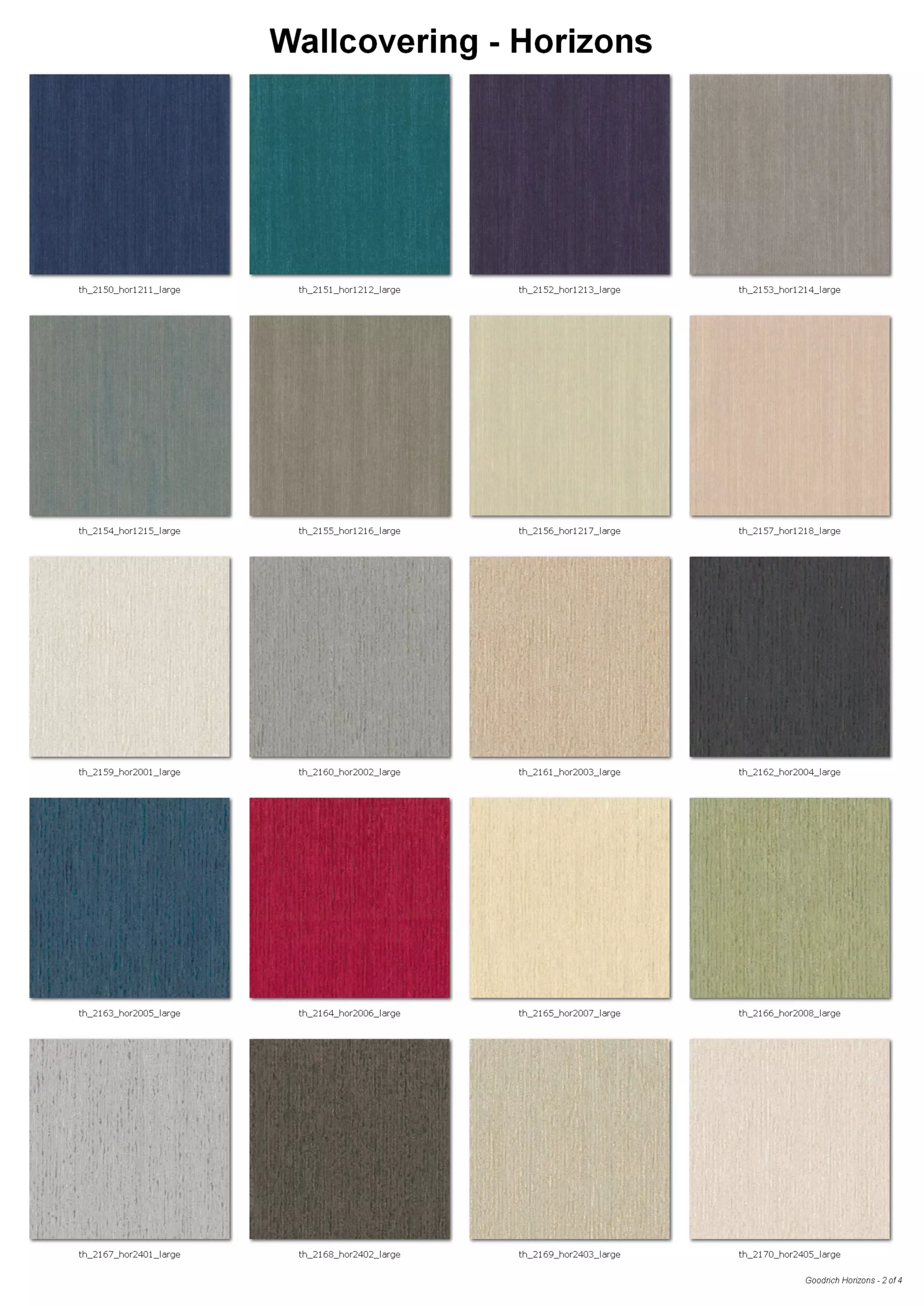 Goodrich wallcovering horizons | PDF