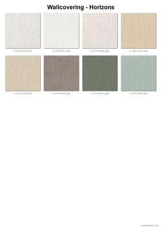Goodrich wallcovering horizons | PDF