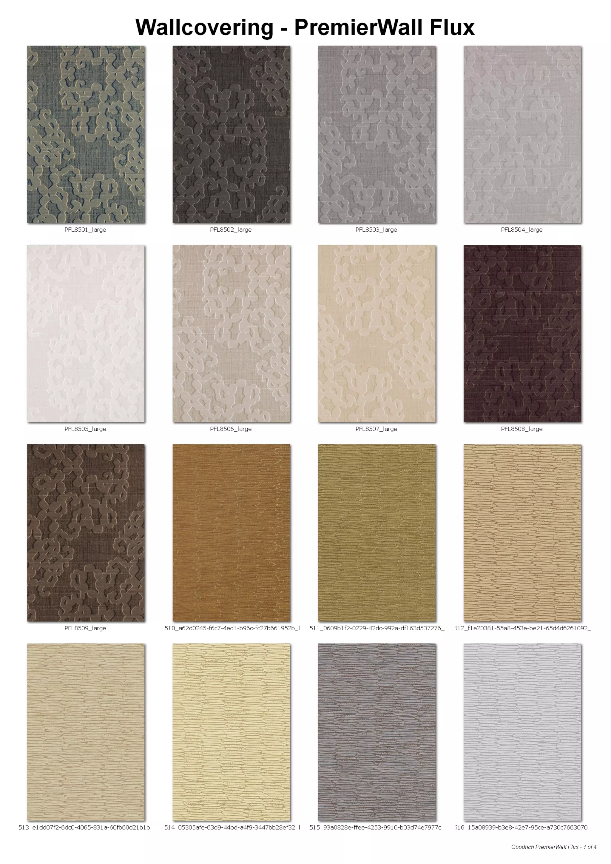 Goodrich wallcovering premier wall flux | PDF