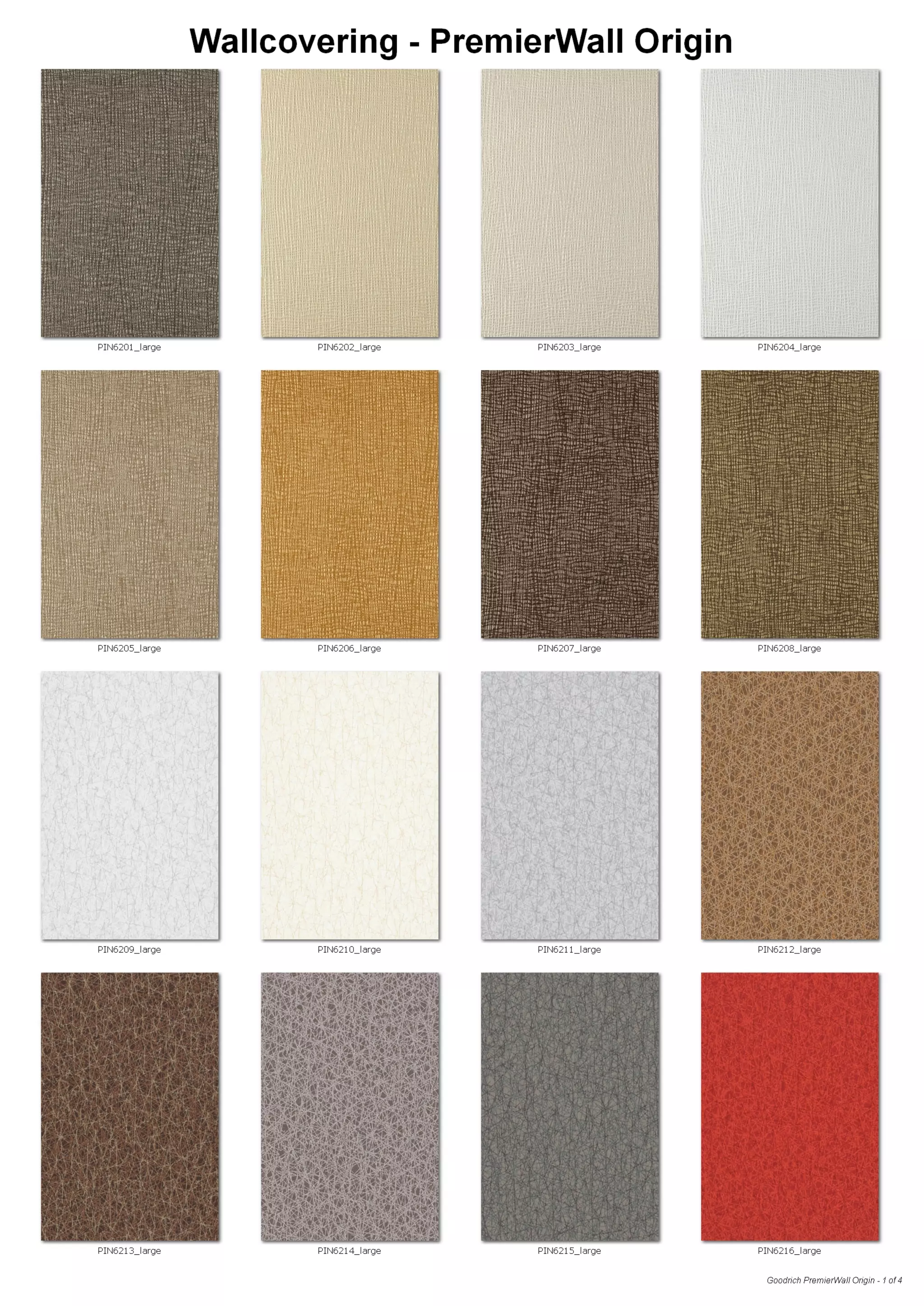 Goodrich wallcovering premier wall origin | PDF