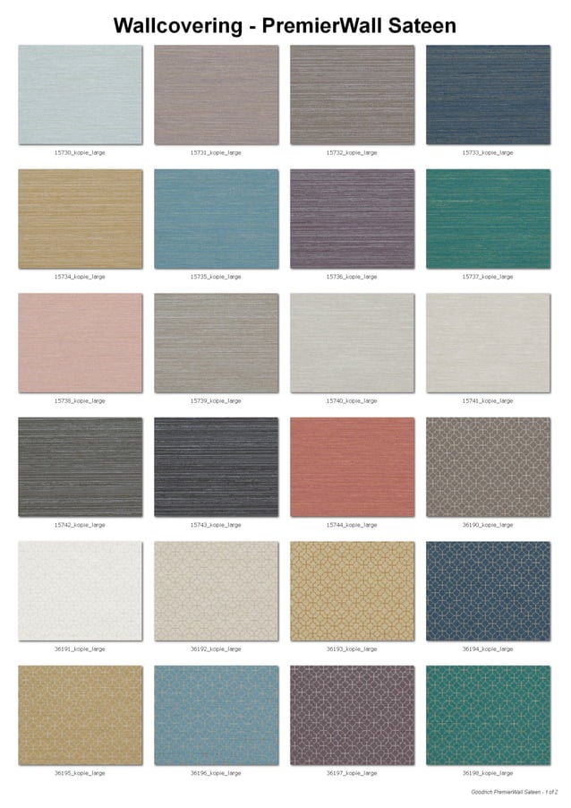 Goodrich wallcovering premier wall sateen | PDF