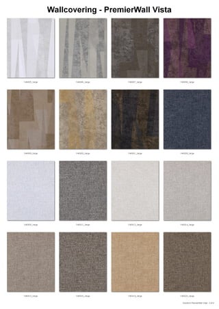Goodrich wallcovering premier wall vista | PDF