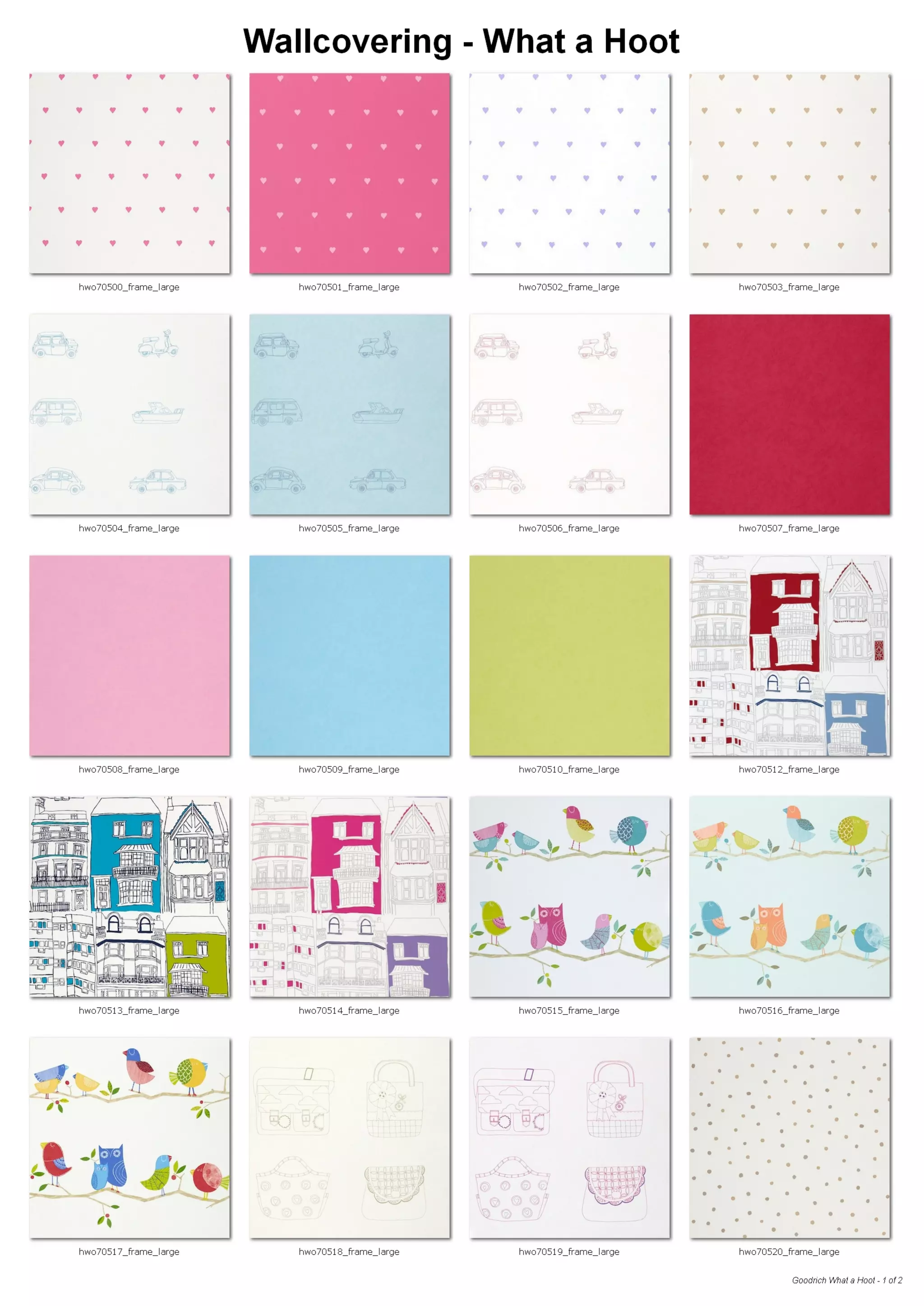 Goodrich wallcovering what a hoot | PDF