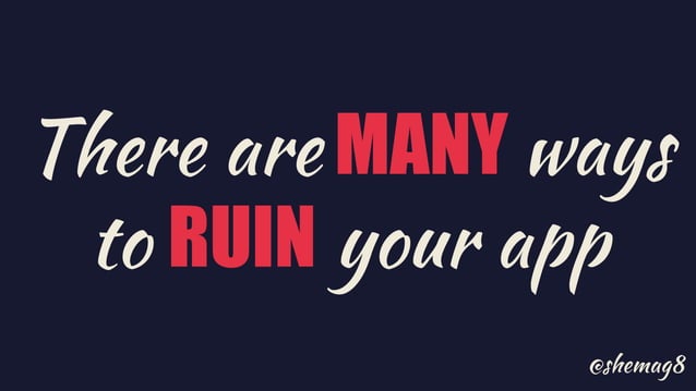 Good rules for bad apps | PPT