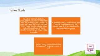 Goods as per sales of goods act | PPTX