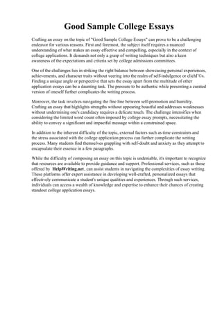 Good Sample College Essays.pdf