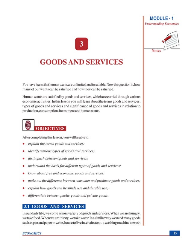 Goods and services | PDF