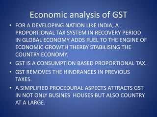 Goods and service tax made easy | PPTX