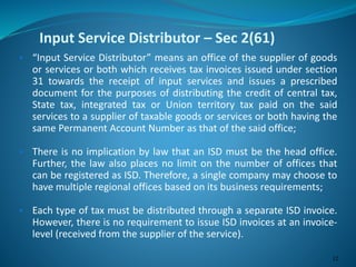 Goods and Service Tax - Relevant Definitions | PPT