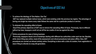 Goods And Service Tax(GST).pptx | Business Accounting & Finance | Business