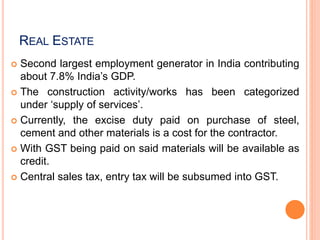 Goods and service tax in india | PPT